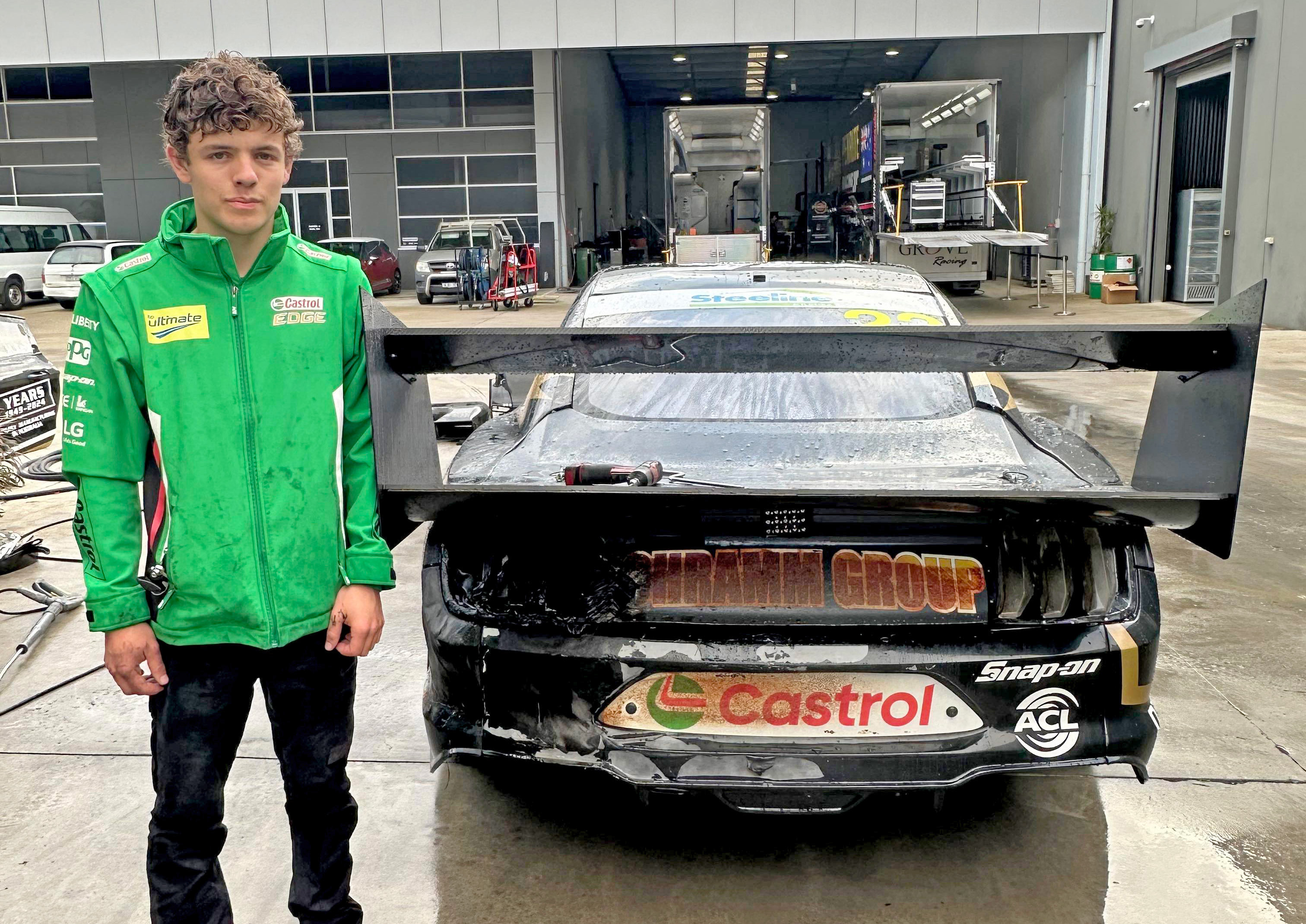What caused Kelly Super2 Mustang engine fire | Supercars