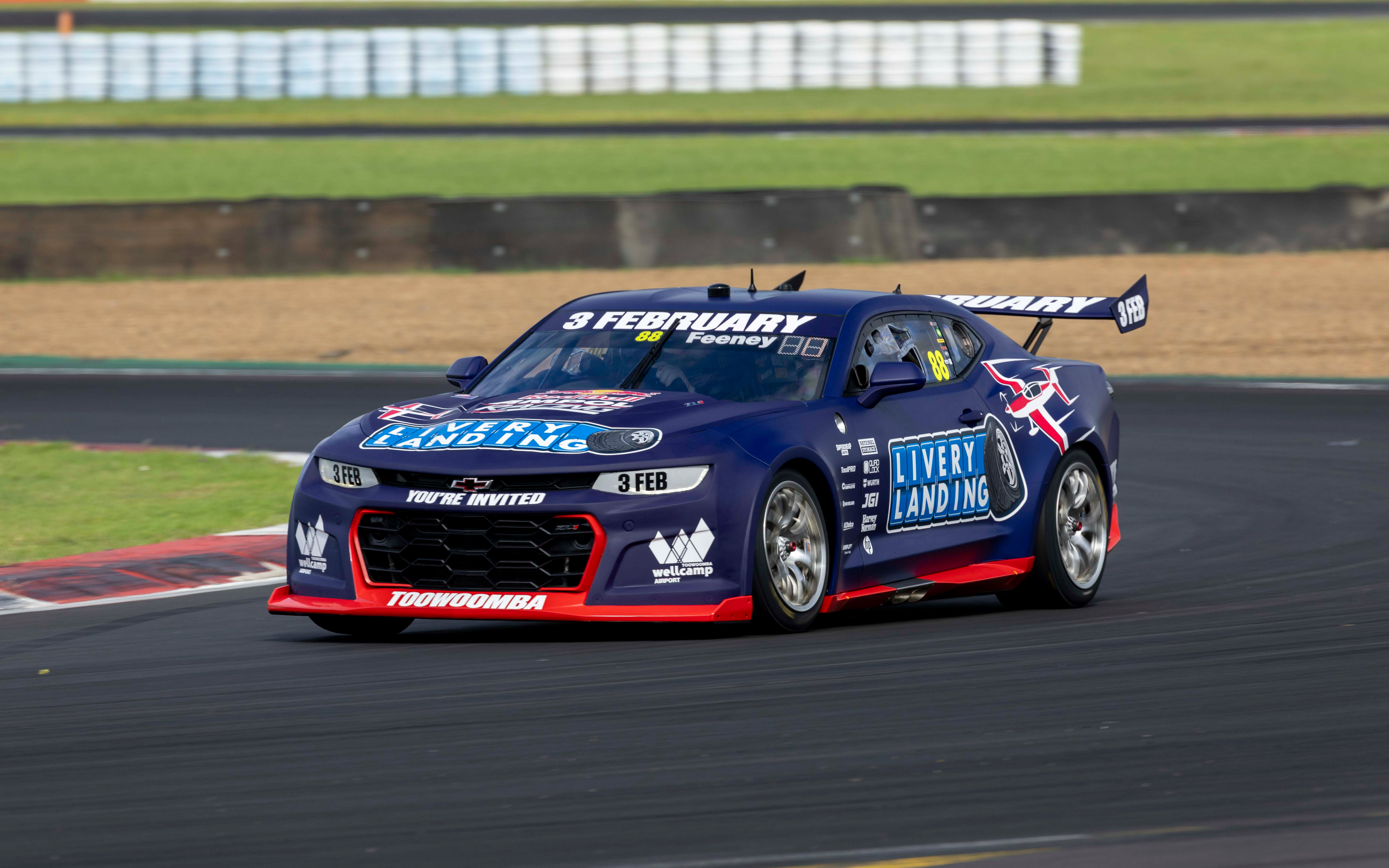 Triple Eight runs promo livery at shakedown | Supercars