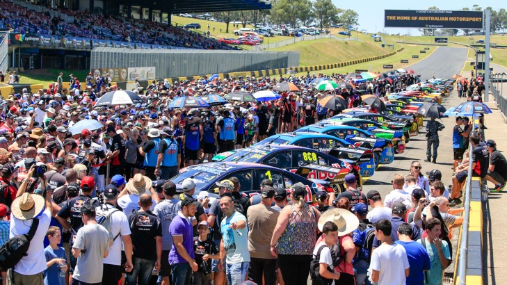 True Colour Track Walk kicks off race day | Supercars
