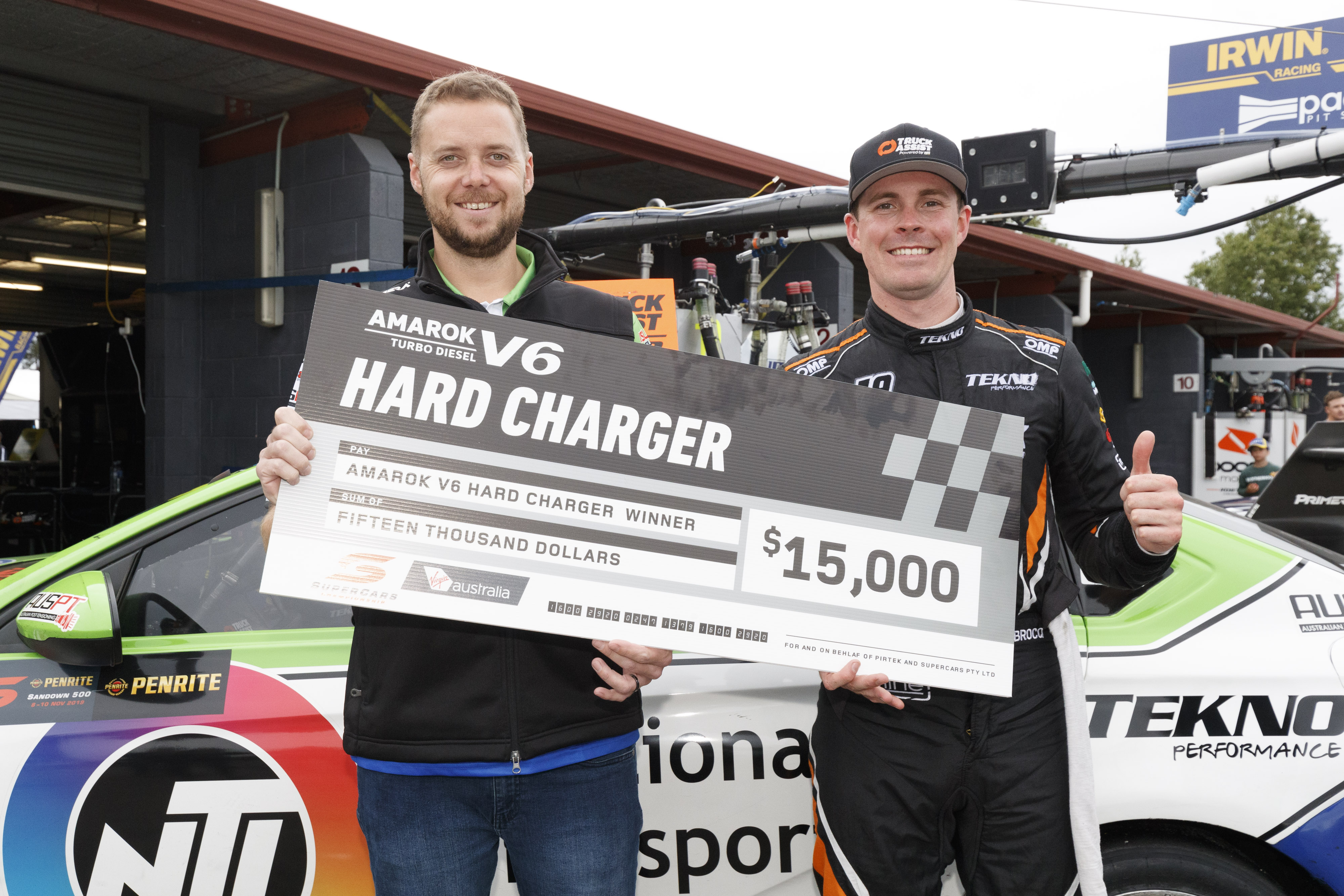 Tekno duo secure $15,000 Hard Charger | Supercars
