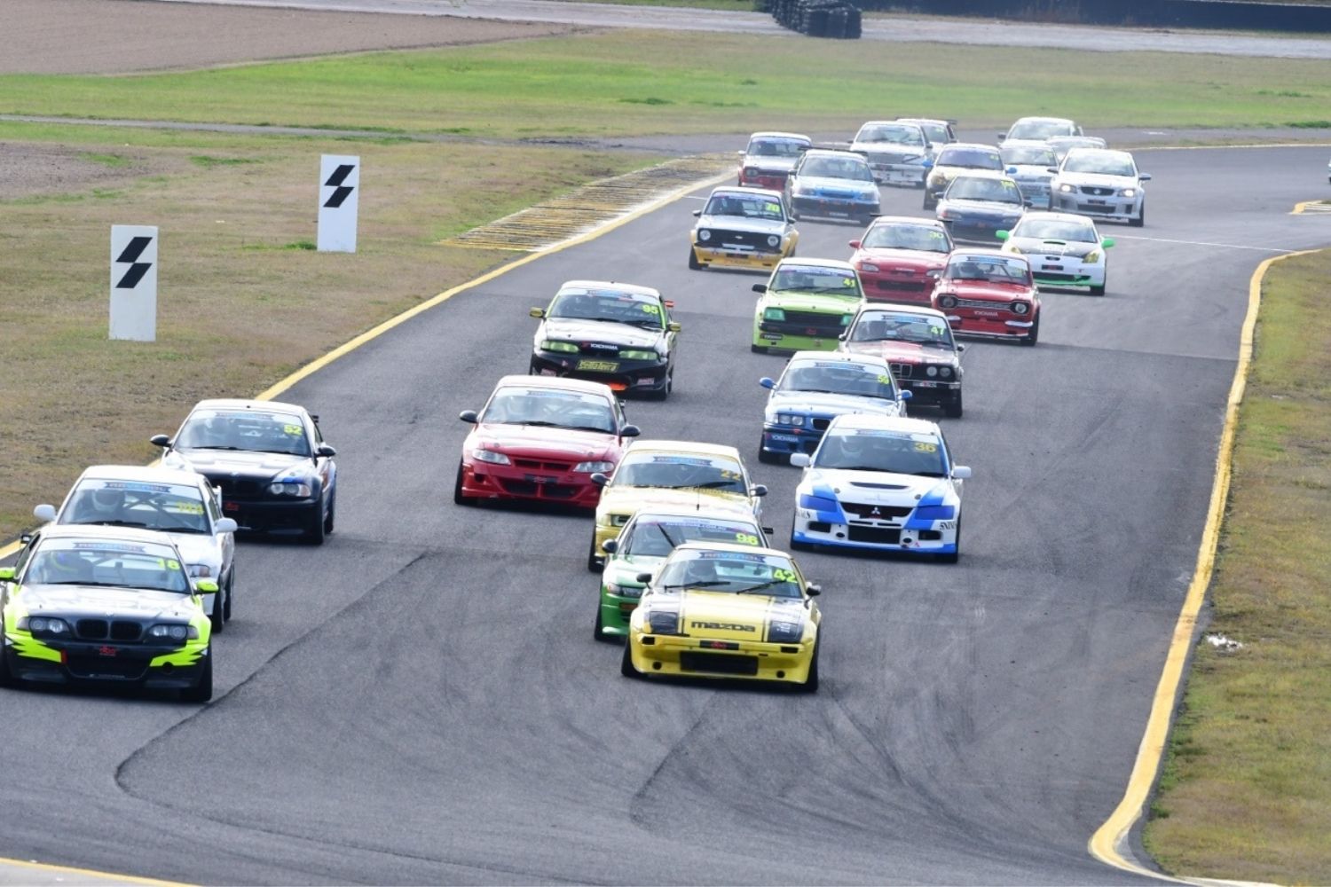 Bumper grid for NSW Improved Production Series in Sydney | Supercars