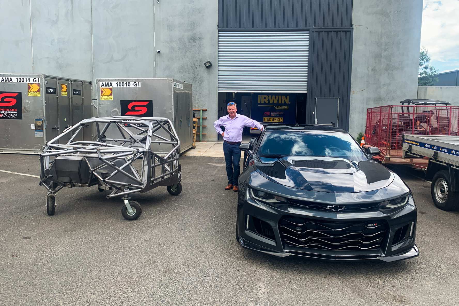 Team 18 shows off first Gen3 chassis | Supercars