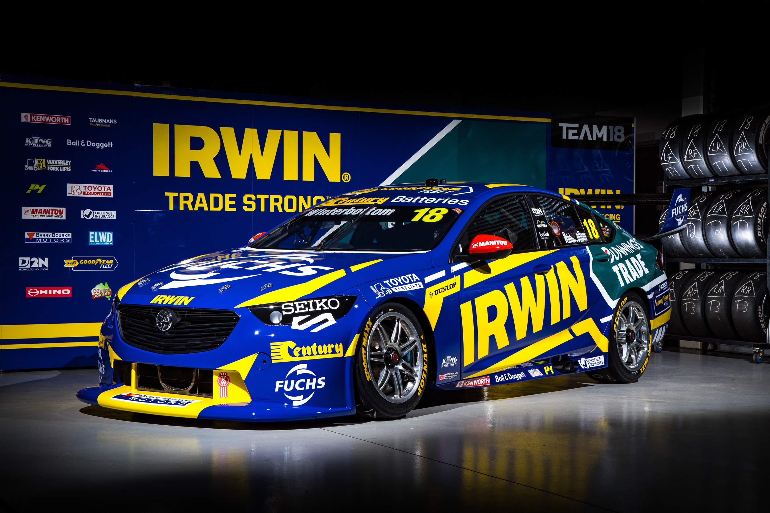 IRWIN Racing reveals bold Winterbottom livery | Supercars