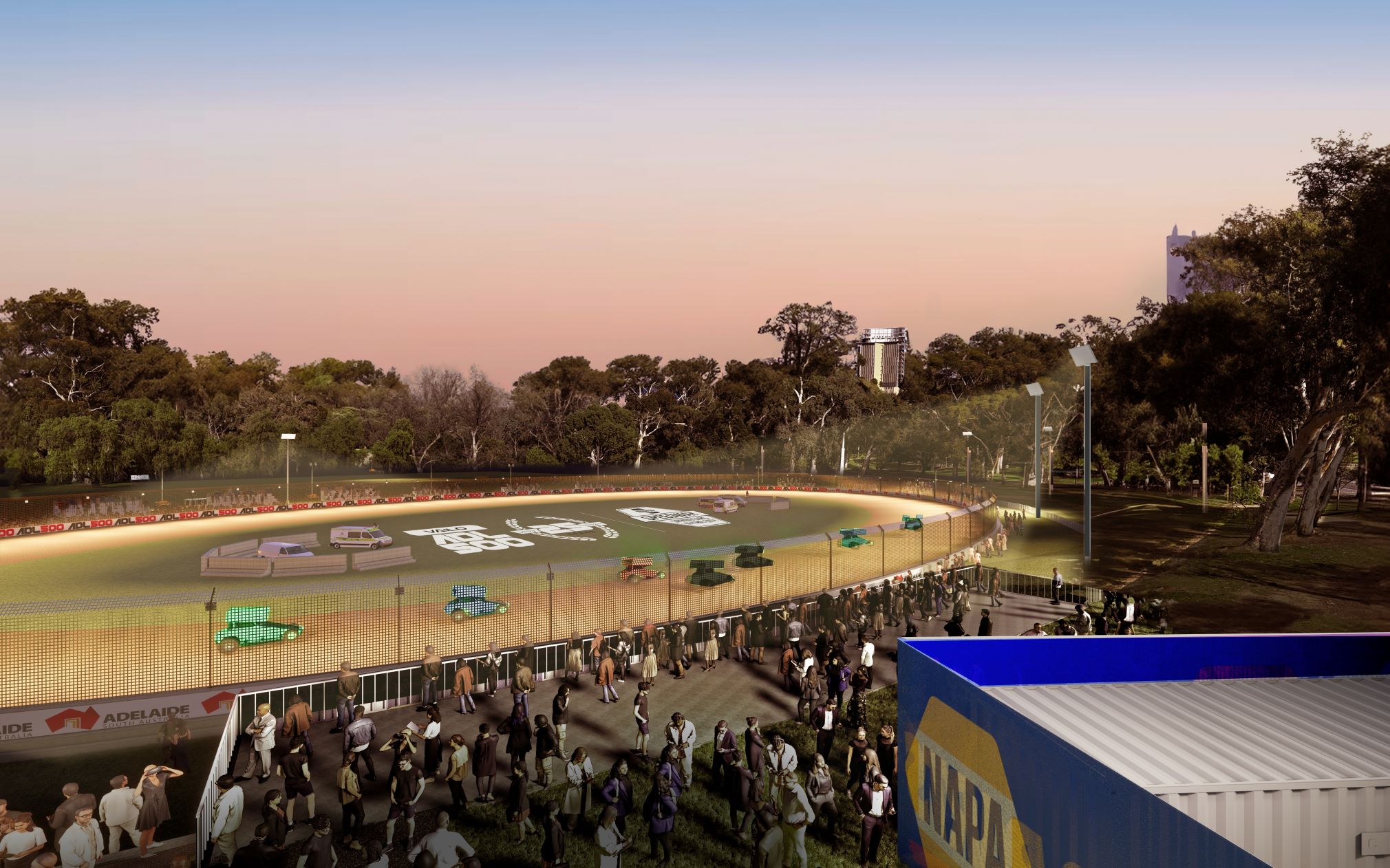 VAILO Adelaide 500 NAPA Speedway Track revealed | Supercars
