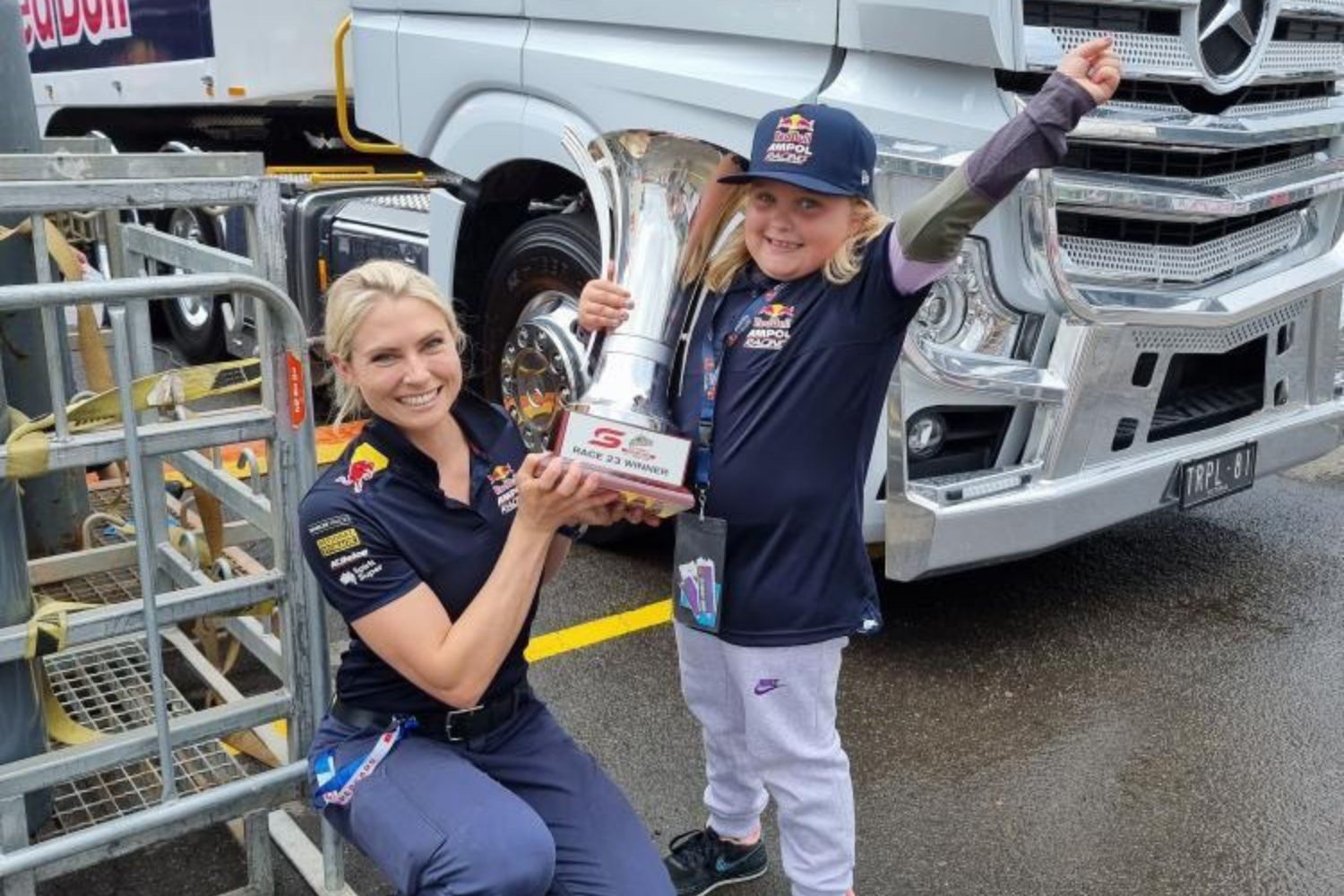 Young fan shares special moment with Jess Dane | Supercars