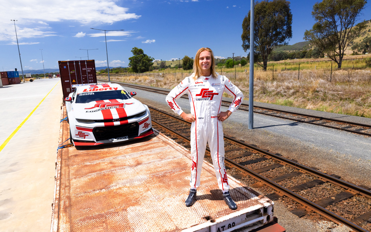 SCT Logistics delivers new Smith Camaro | Supercars