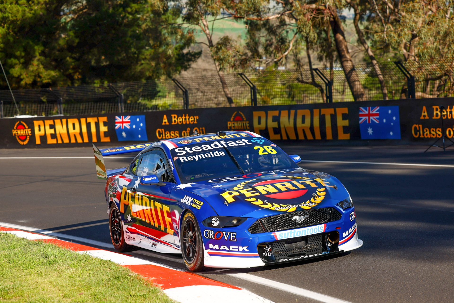 Fresh blue look for Penrite Mustang in Bathurst | Supercars