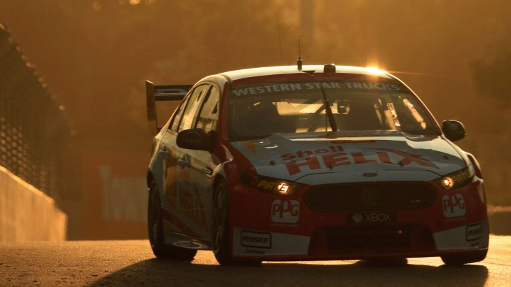 Pye talking about a race win | Supercars