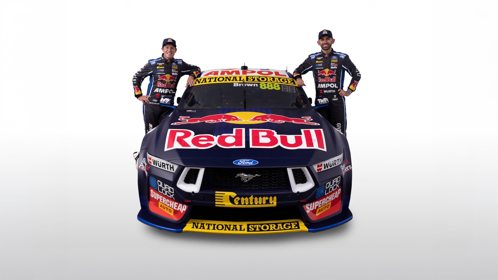 Red Bull Ampol Racing reveals striking 2026 Ford livery | Supercars