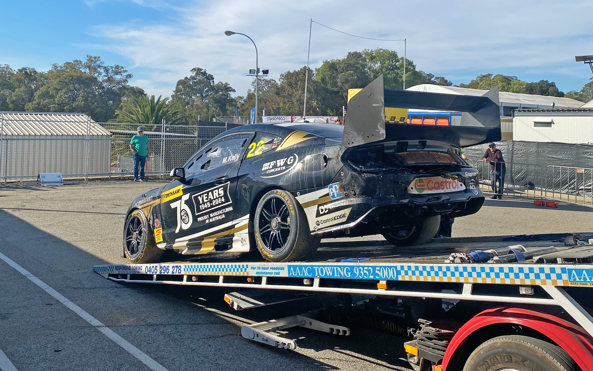 Kelly's promising day goes up in flames | Supercars