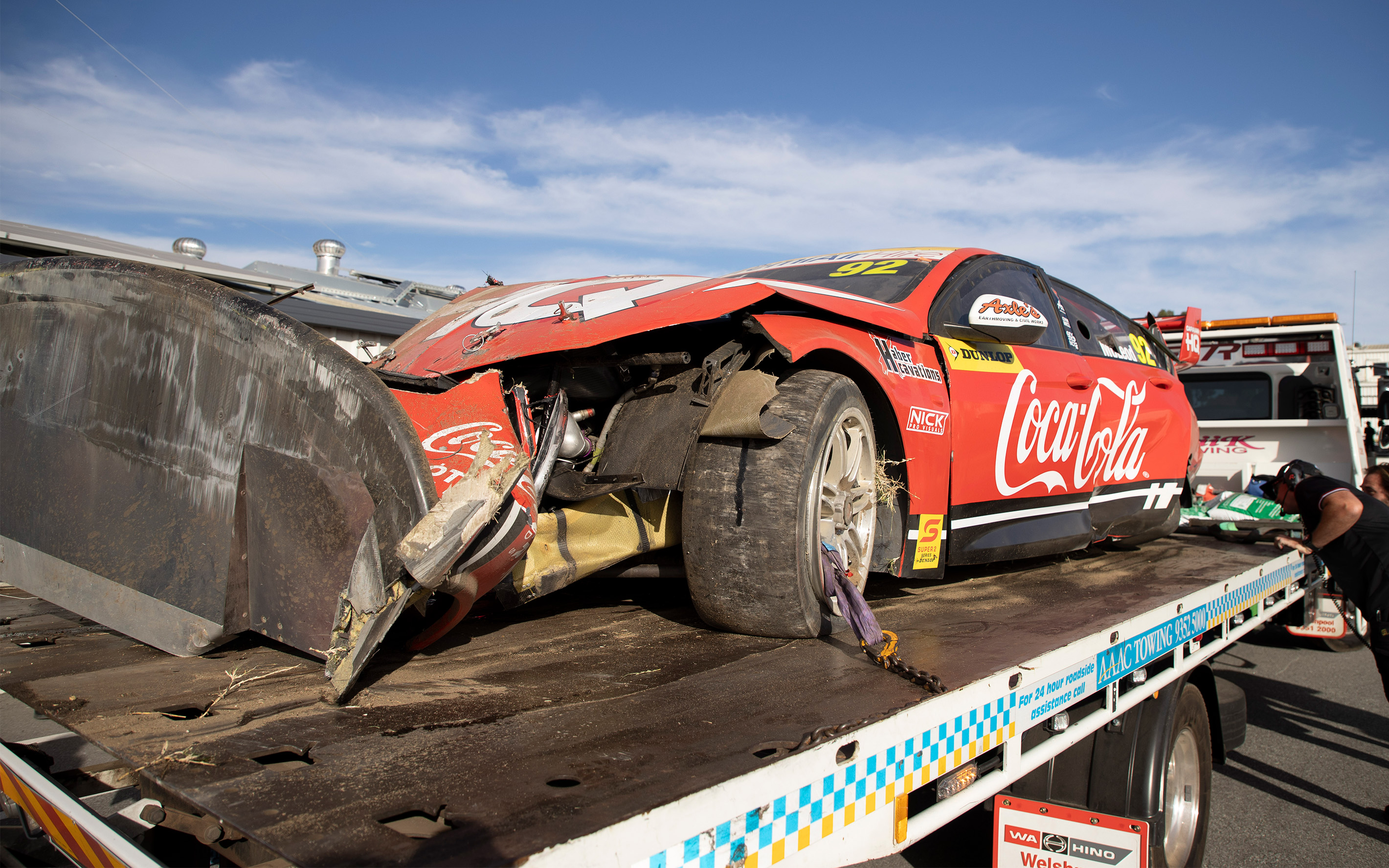PremiAir planning rollover car rebuild | Supercars