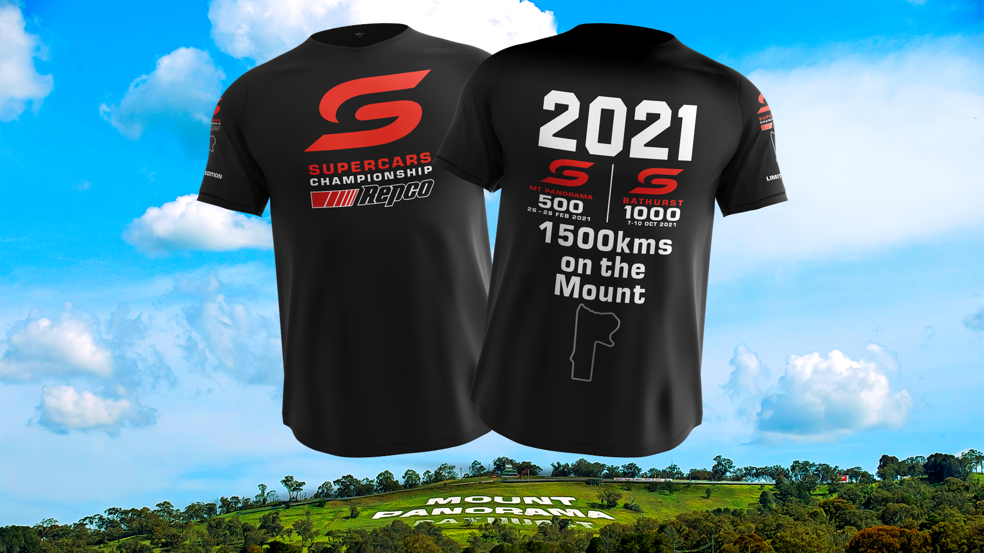 Supercars thanks Campers with limited edition Bathurst T-shirt | Supercars