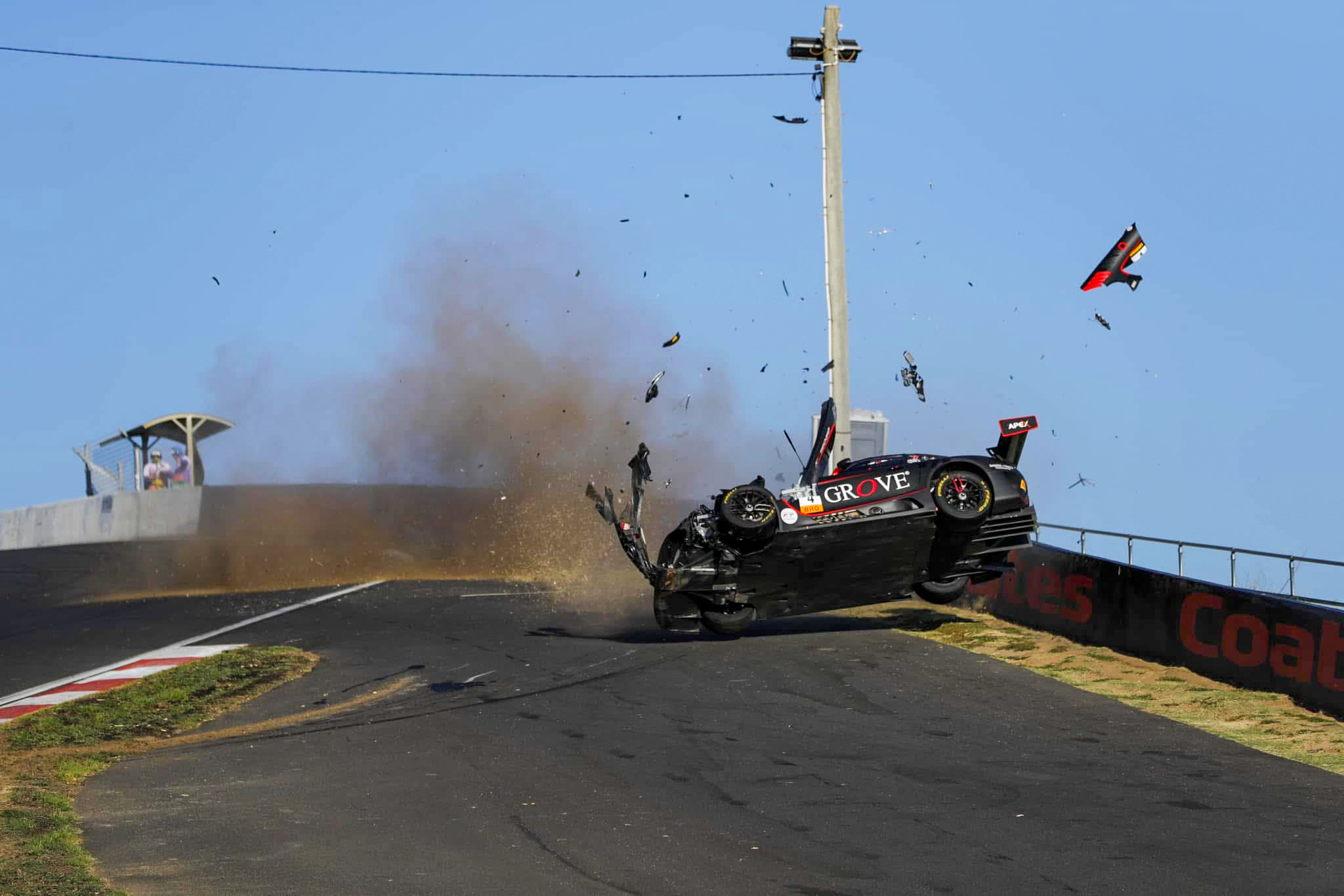 Grove cleared of major injuries after 12 Hour crash | Supercars