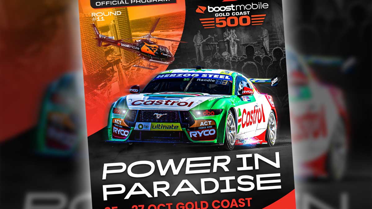 Free Boost Mobile Gold Coast 500 Official Program available now | Supercars