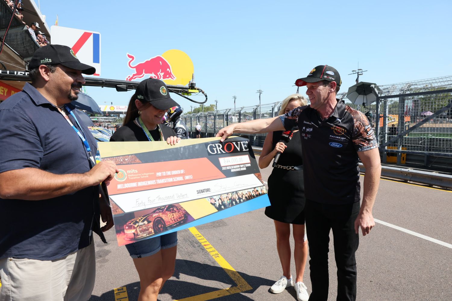 Grove Racing donates $44,000 to Indigenous youth | Supercars