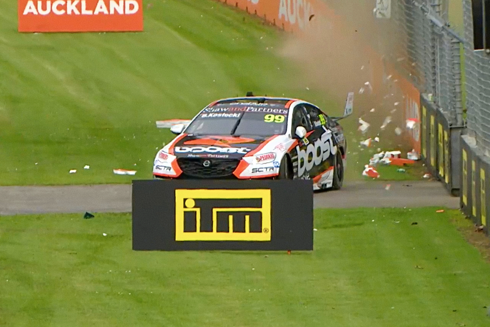 Kostecki 'bloody spewing' over practice crash | Supercars