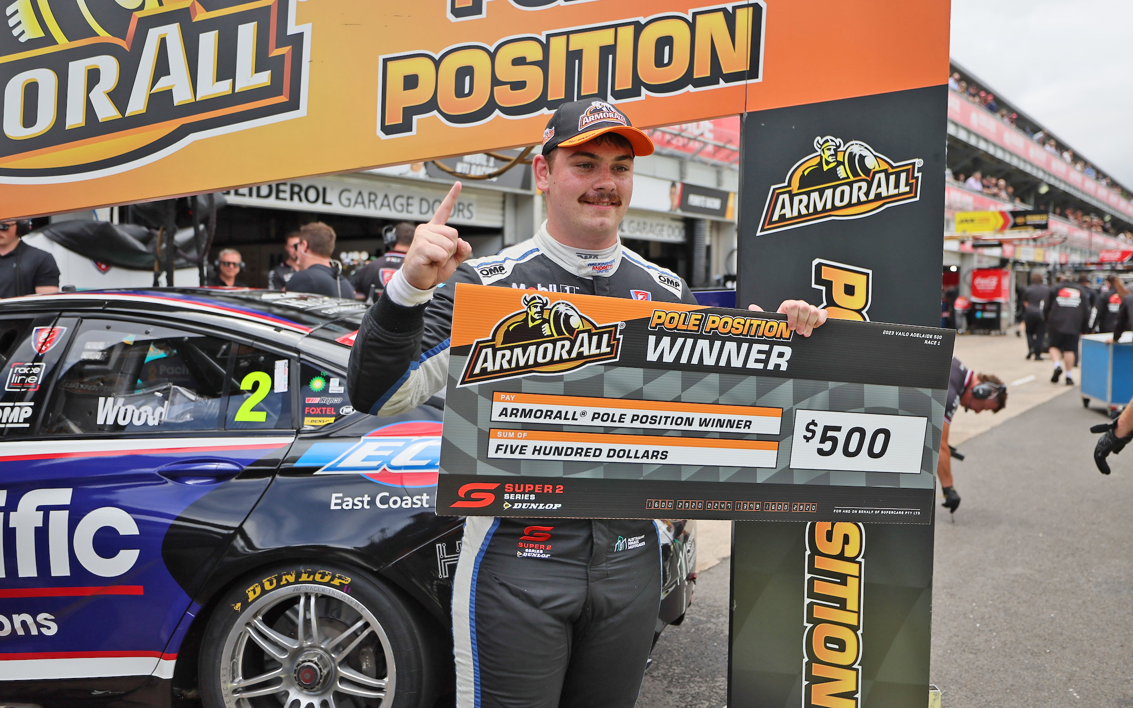 Big Vaughan crash hands Wood Adelaide pole | Supercars