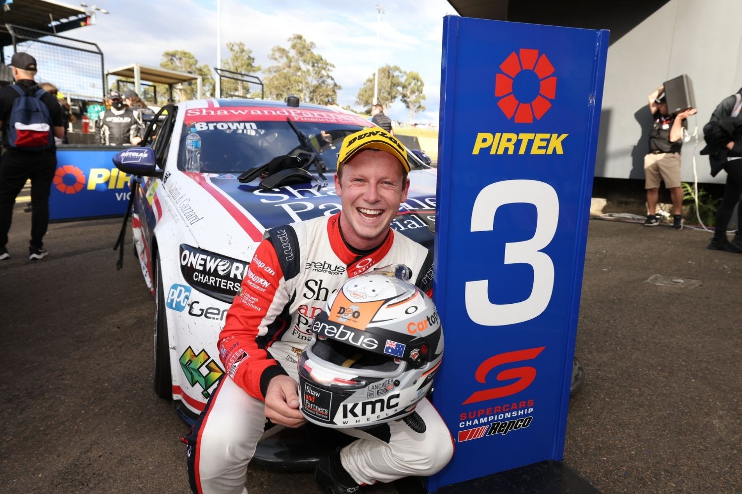 'Fantastic' podium overshadows pit stop drama: Brown | Supercars