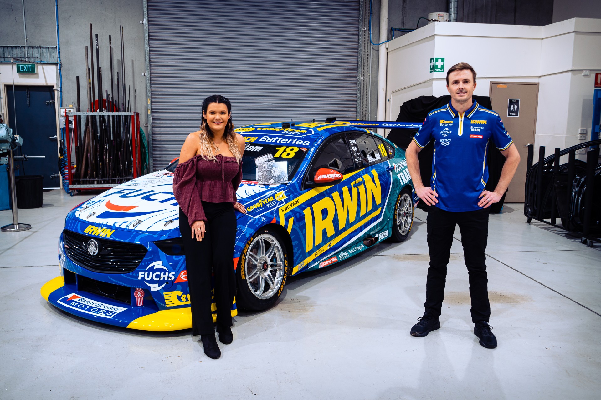 Covers taken off Winterbottom Indigenous livery | Supercars