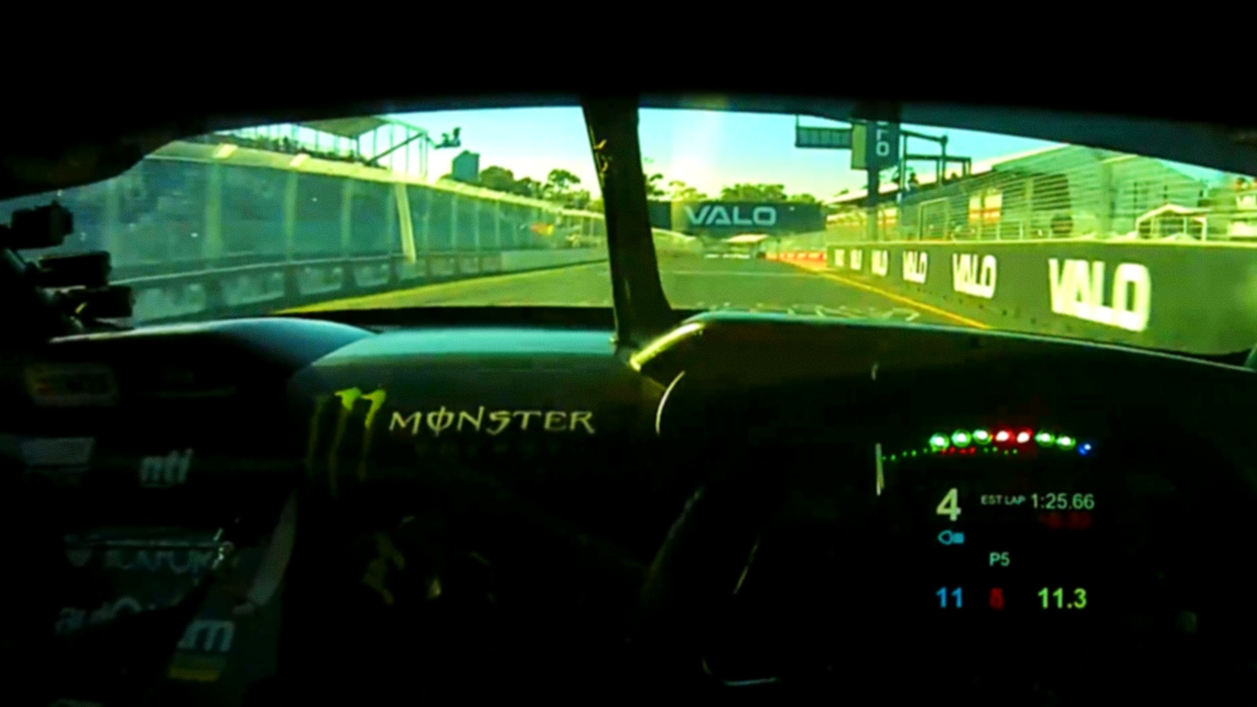 Drivers Eye helmet cam makes first live appearance | Supercars