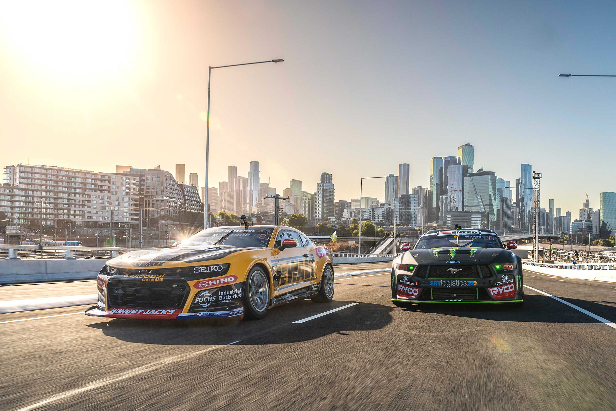 Supercars test drive Melbourne's new West Gate Tunnel Project | Supercars