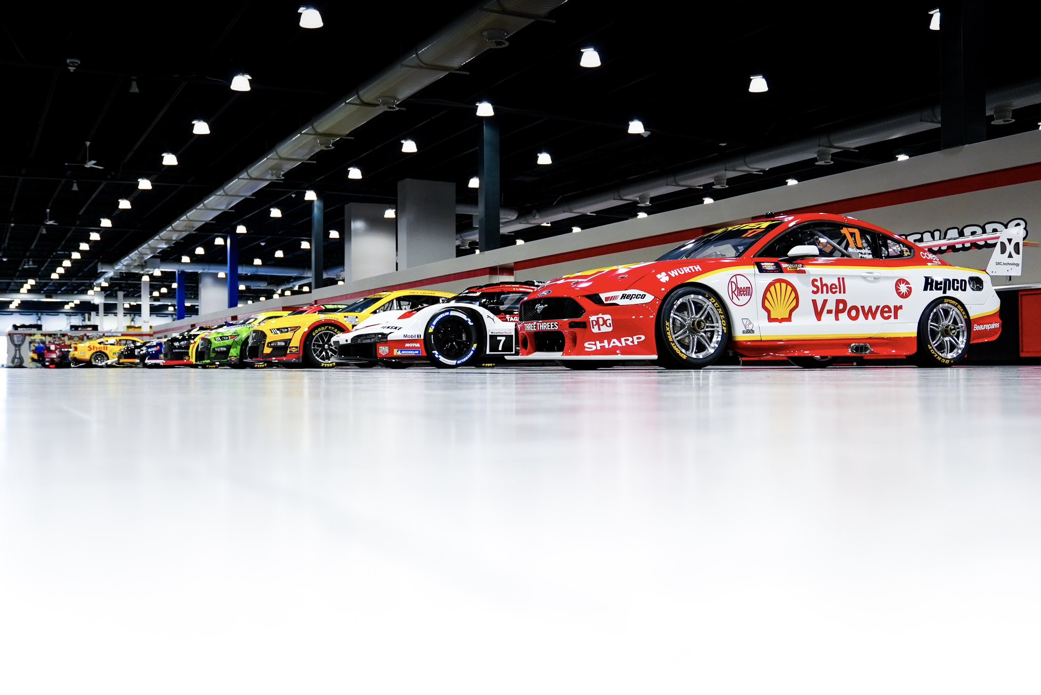 McLaughlin Mustang on show at Penske HQ | Supercars