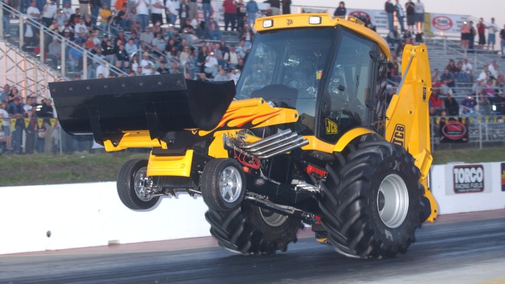 World's fastest backhoe to set speed record in Australia | Supercars