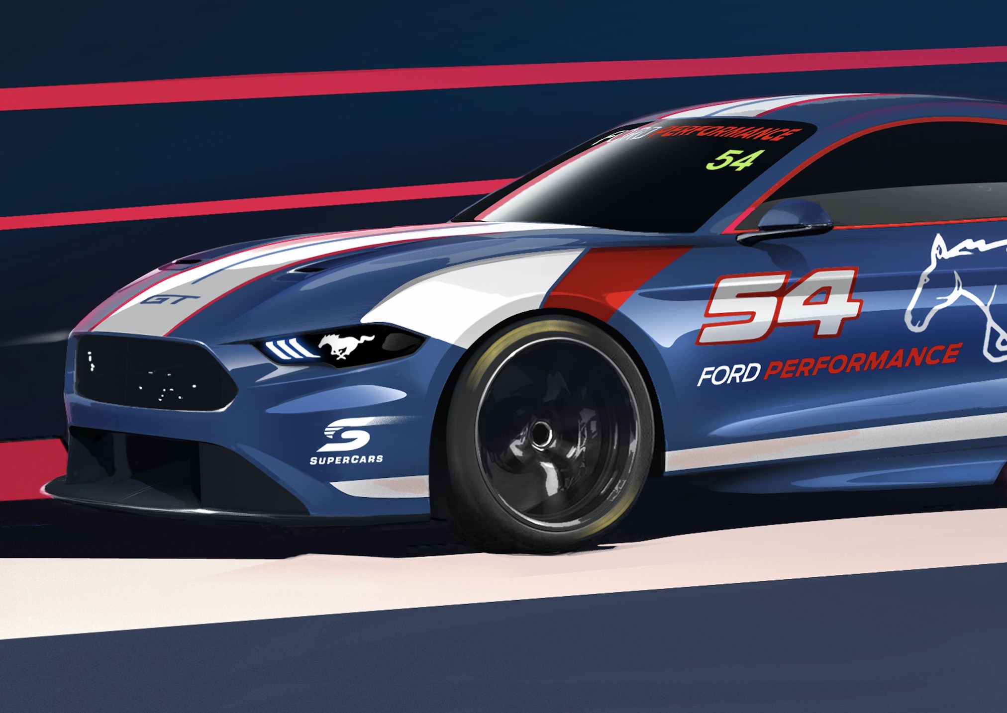 Ford previews look of Supercars Mustang | Supercars