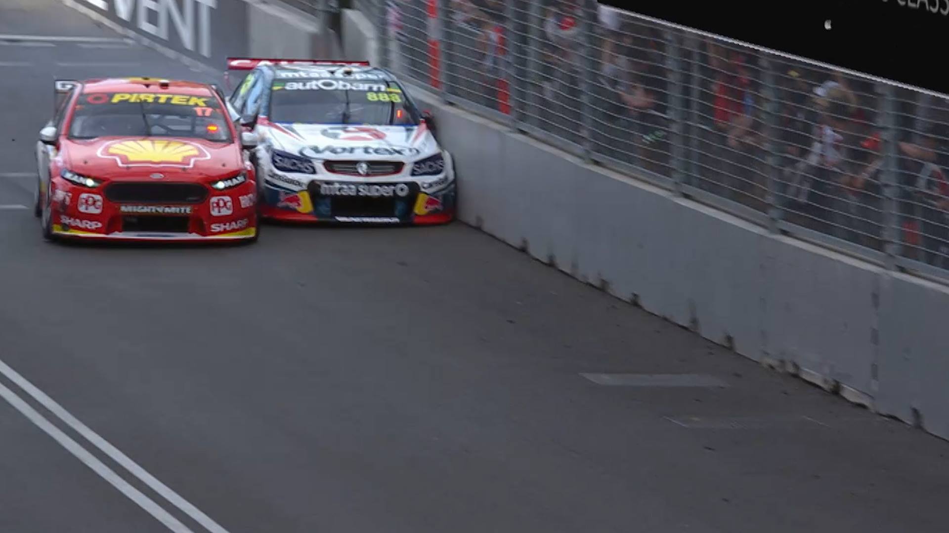 Slade: McLaughlin, Lowndes clash 'pretty scary' | Supercars
