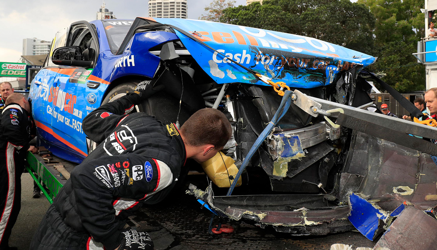 War of words after high-speed smash | Supercars