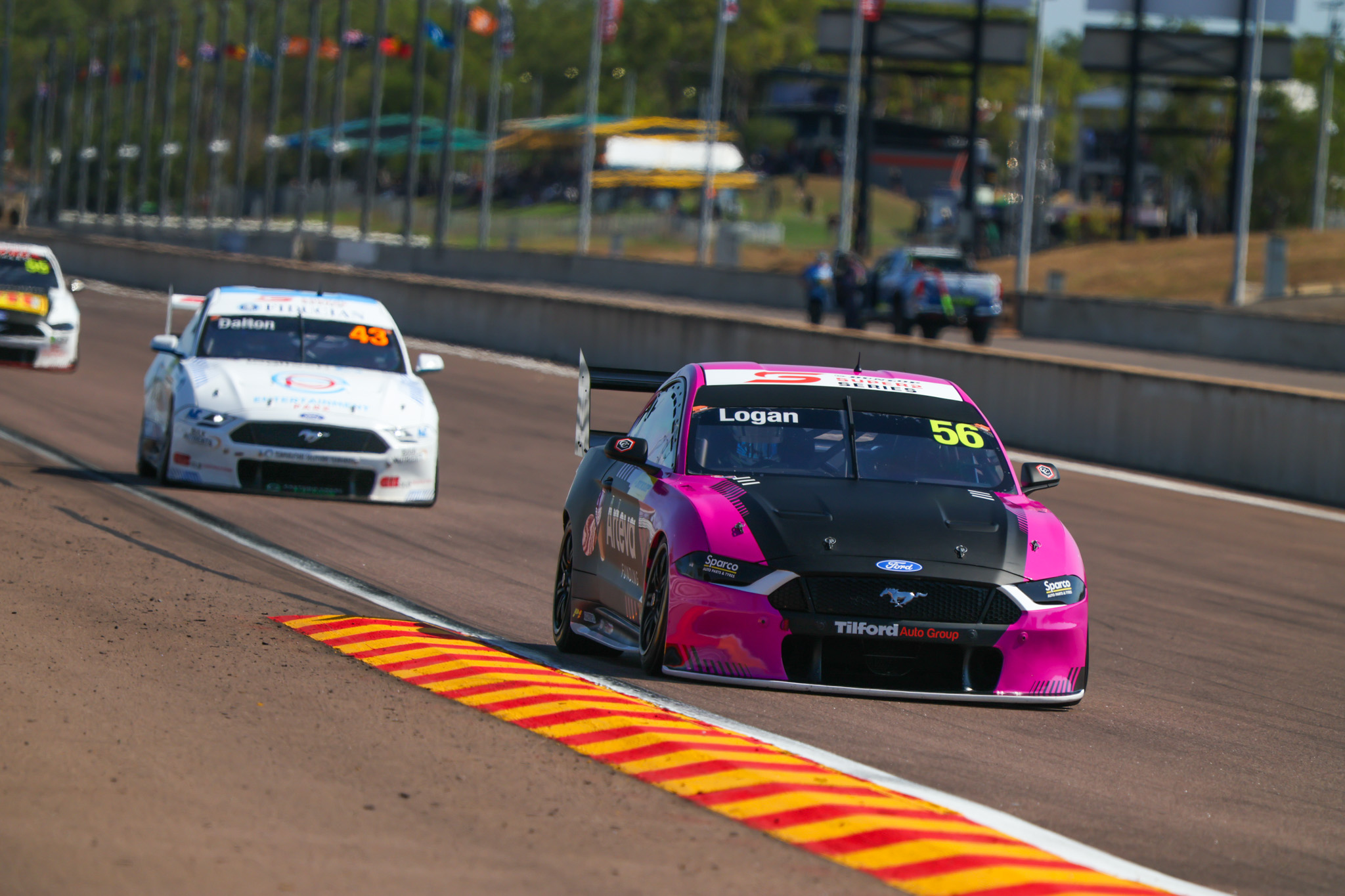 Logan claims shock win, late scare for Dalton in Darwin opener | Supercars