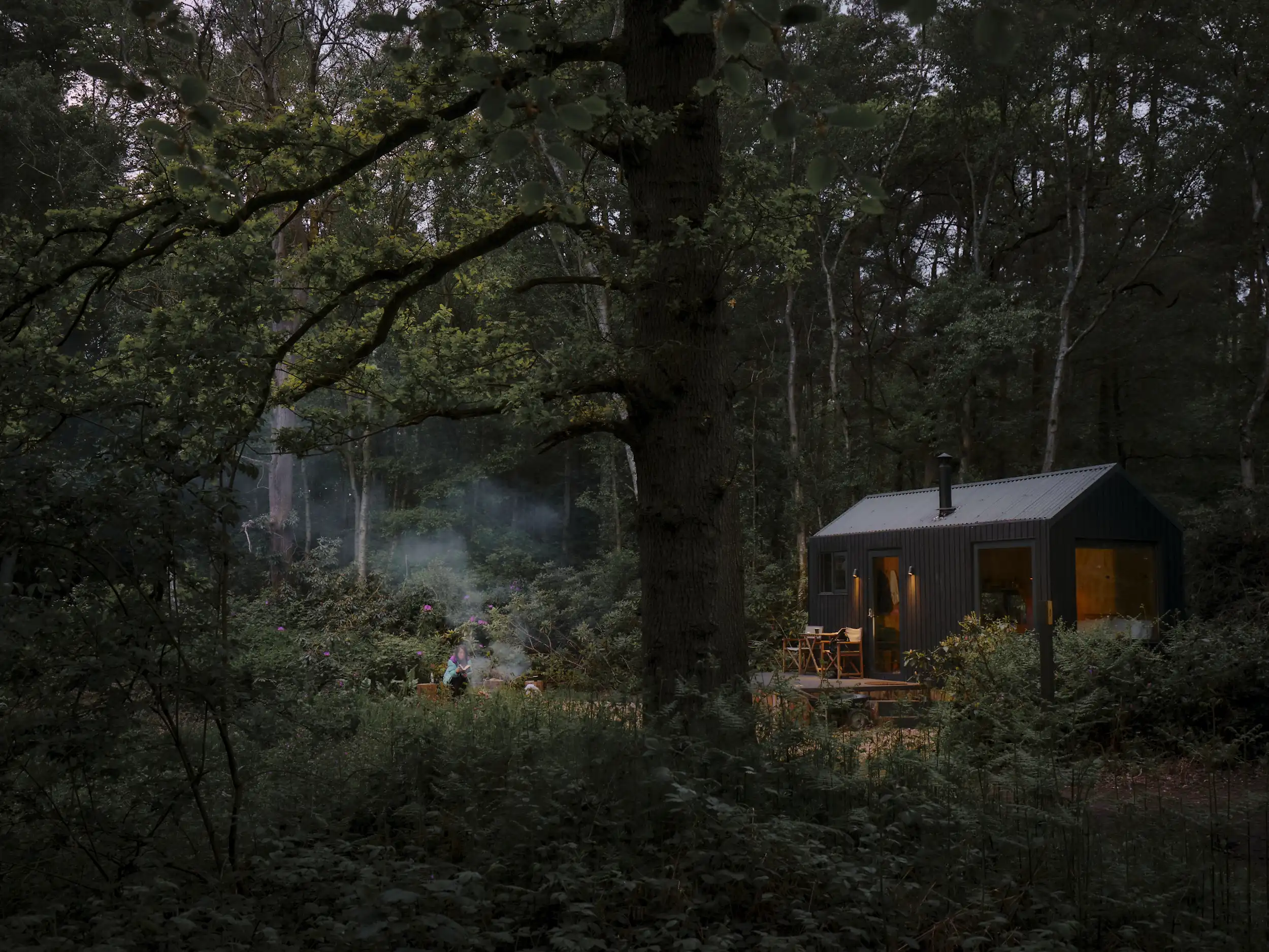 Small Forest Cabin Step By Step Construction Of A Log Cabin : 10 Steps