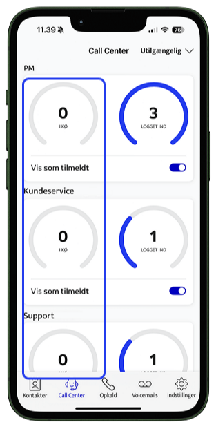 Funktioner for Callcenter