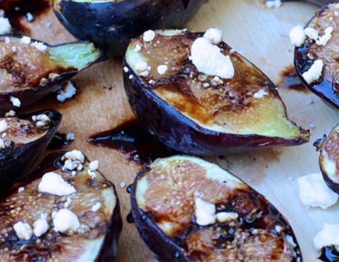 Grilled Figs with Balsamic Glaze and Goat Cheese | Crown Verity