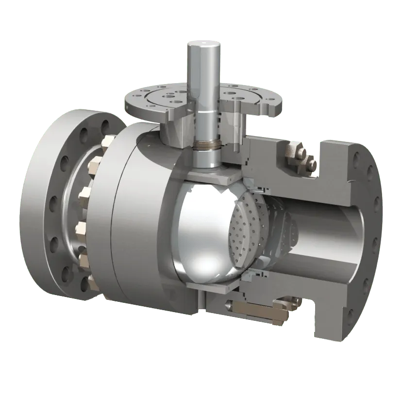 Flo-Rex - Side Entry Trunnion Mounted Cage Control Ball Valve