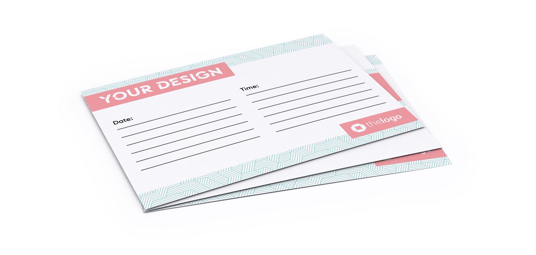 Terminkarten, beidseitig bedruckt