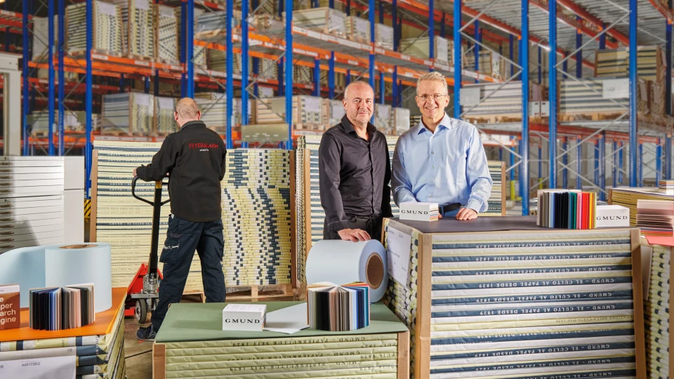Gmund Papiershop Lager