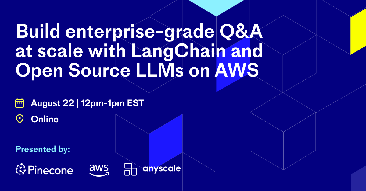 Build enterprise-grade Q&A at scale with LangChain and Open Source LLMs on AWS | Anyscale