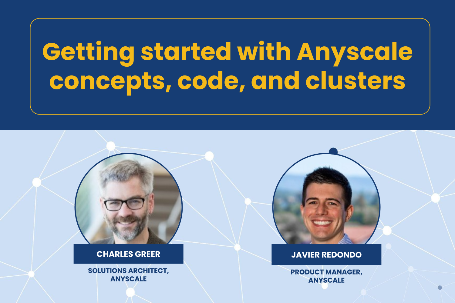 Getting started with Anyscale concepts, code, and clusters