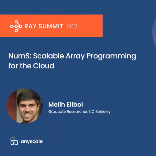 NumS: Scalable Array Programming for the Cloud