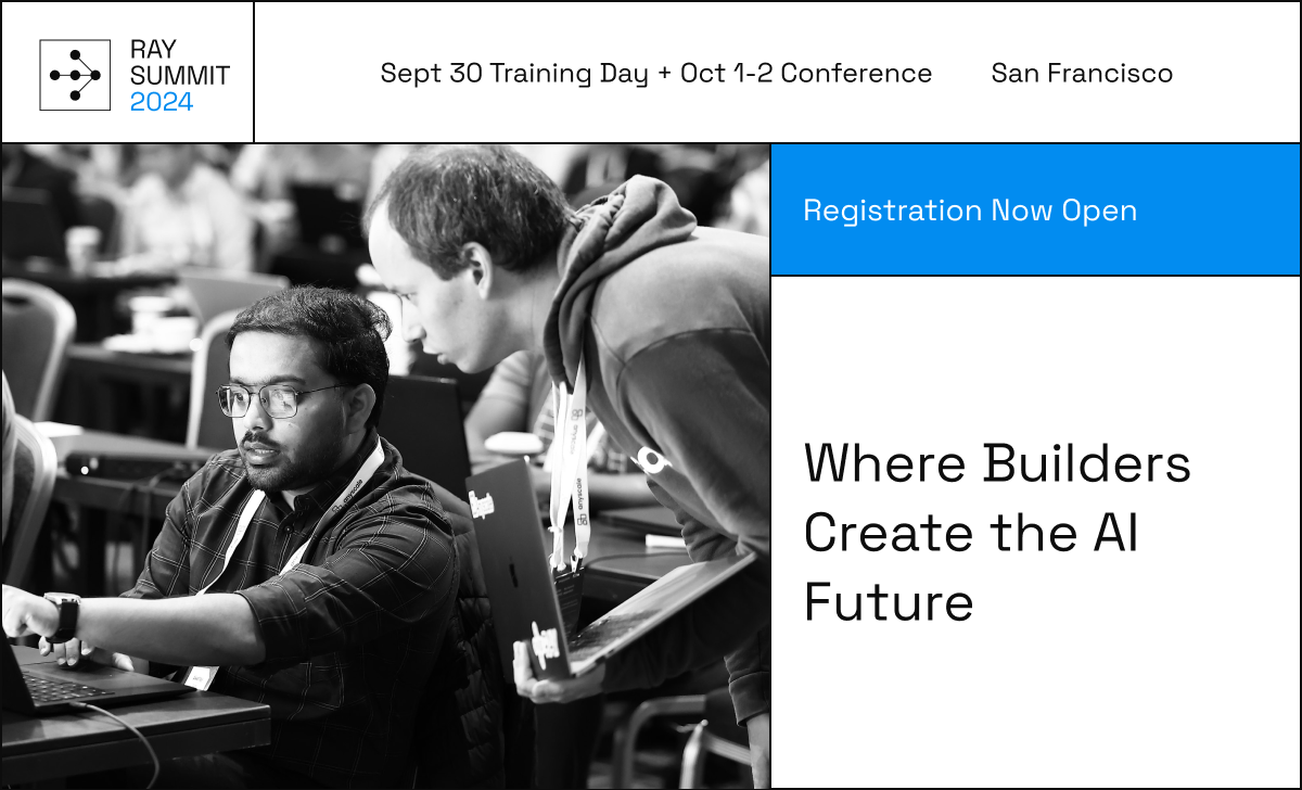 Ray Training Day 2024: September 30th in San Francisco