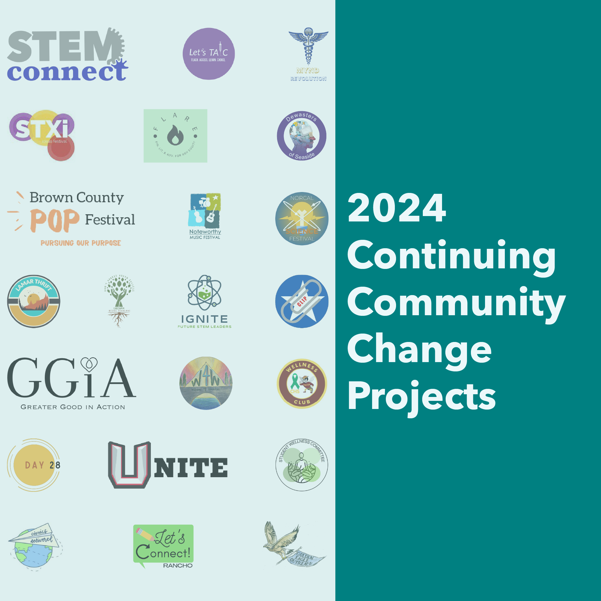 Celebrating 2024 Continuing Community Change Projects | Bezos Scholars ...