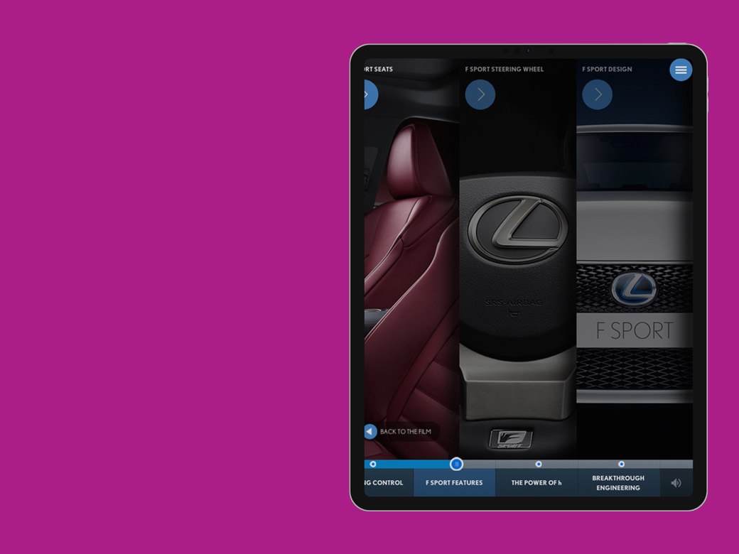 Lexus App Case Study | Our Work | Apadmi
