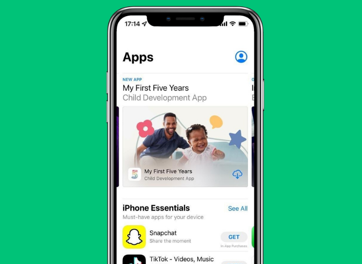 My First Five Years App Case Study | Our Work | Apadmi