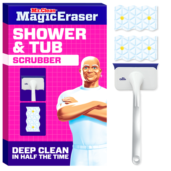 Magic Eraser Shower & Tub Scrubber Starter Kit | Mr. Clean®