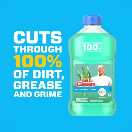 Mr Clean® | Multi Surface Cleaner with Febreze Meadows and Rain | Mr Clean®
