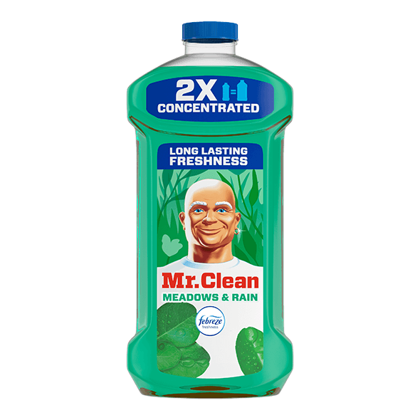Multi Surface Cleaner with Febreze Meadows & Rain | Mr. Clean®