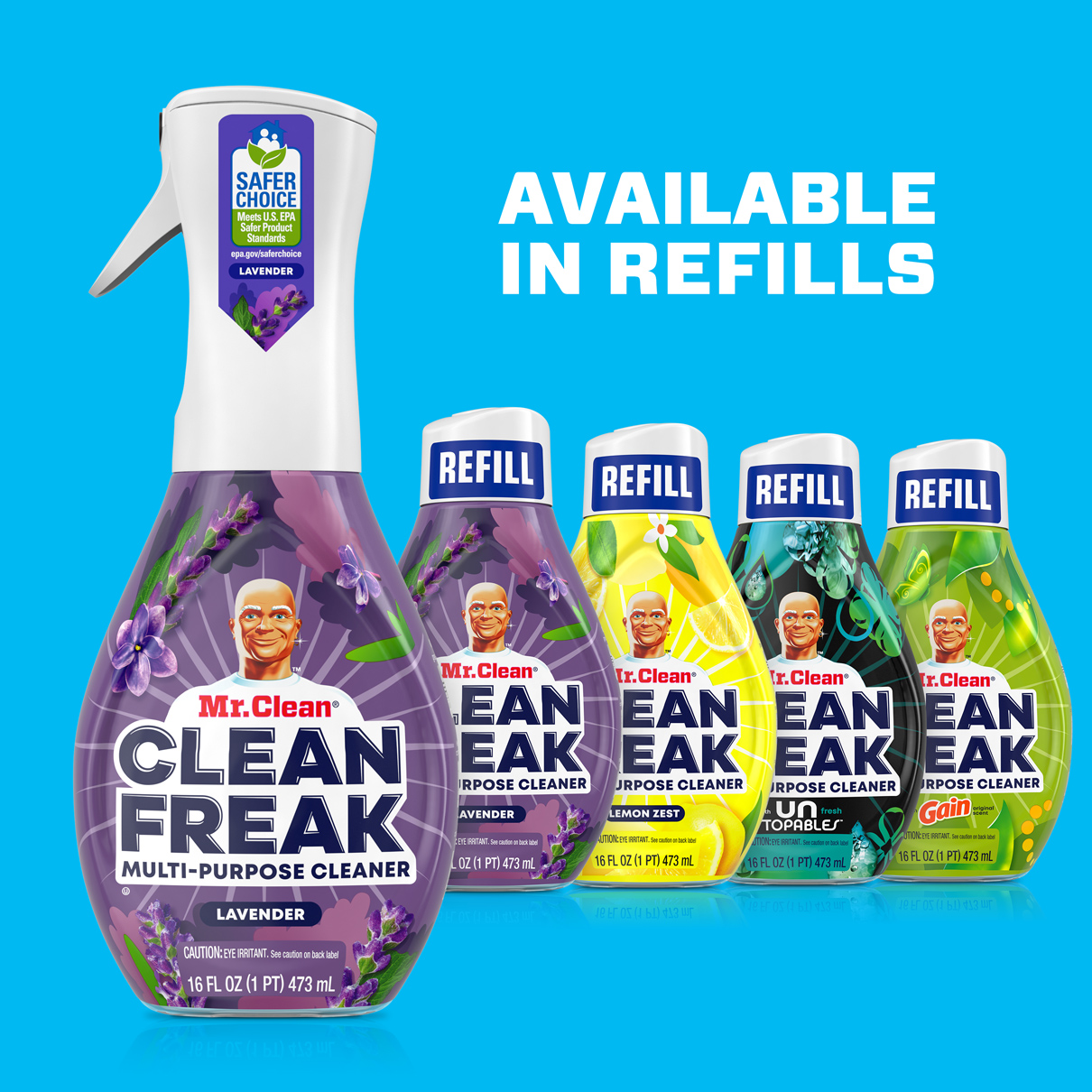 Clean Freak Mist with Lavender Scent | Mr Clean®