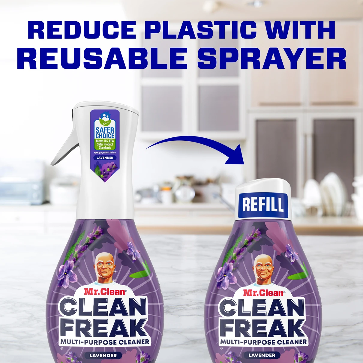 Clean Freak Mist with Lavender Scent | Mr Clean®