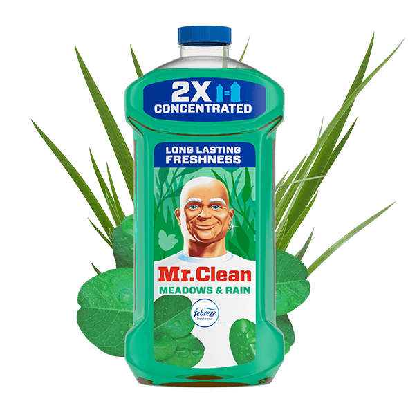 Multi Surface Cleaner with Febreze Meadows & Rain | Mr. Clean®
